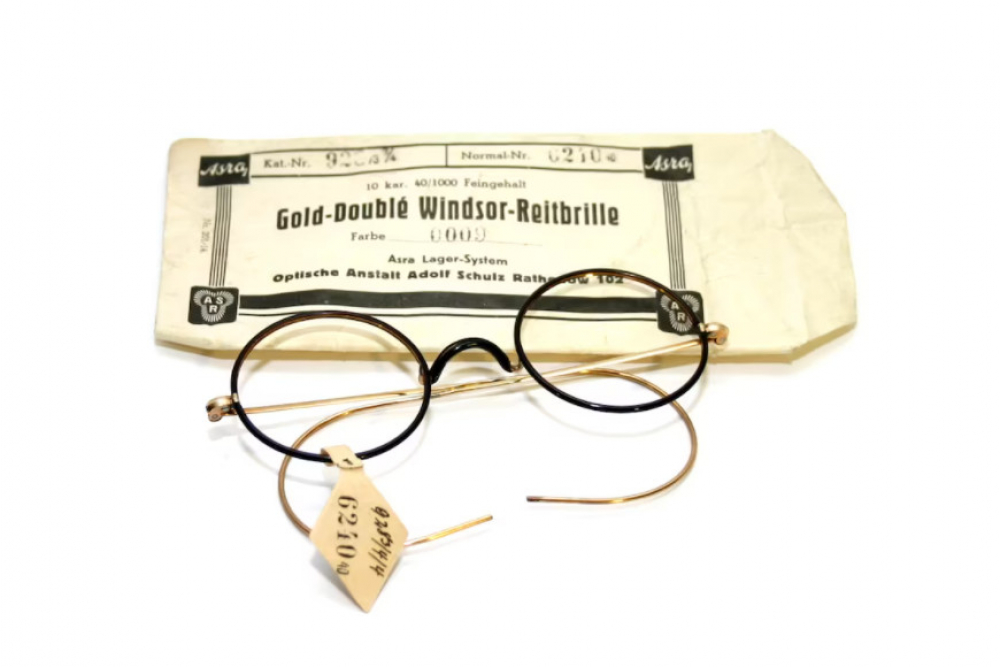 Gold Filled Eyeglasses 14k Frame 1900's Stamped Round Antique Cable ...