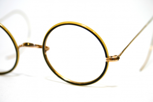 Original Spectacles Antique Gold Windsor Round New Old Stock NOS 1910's ...